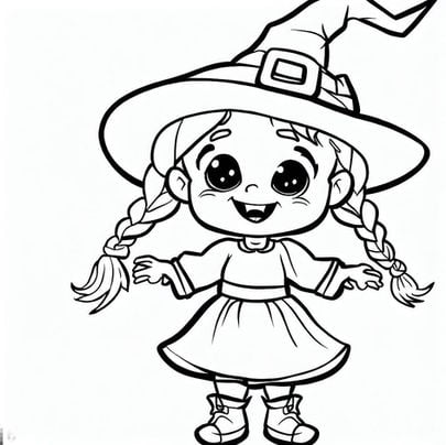 Free Printable Halloween Coloring Pages for Kindergarten