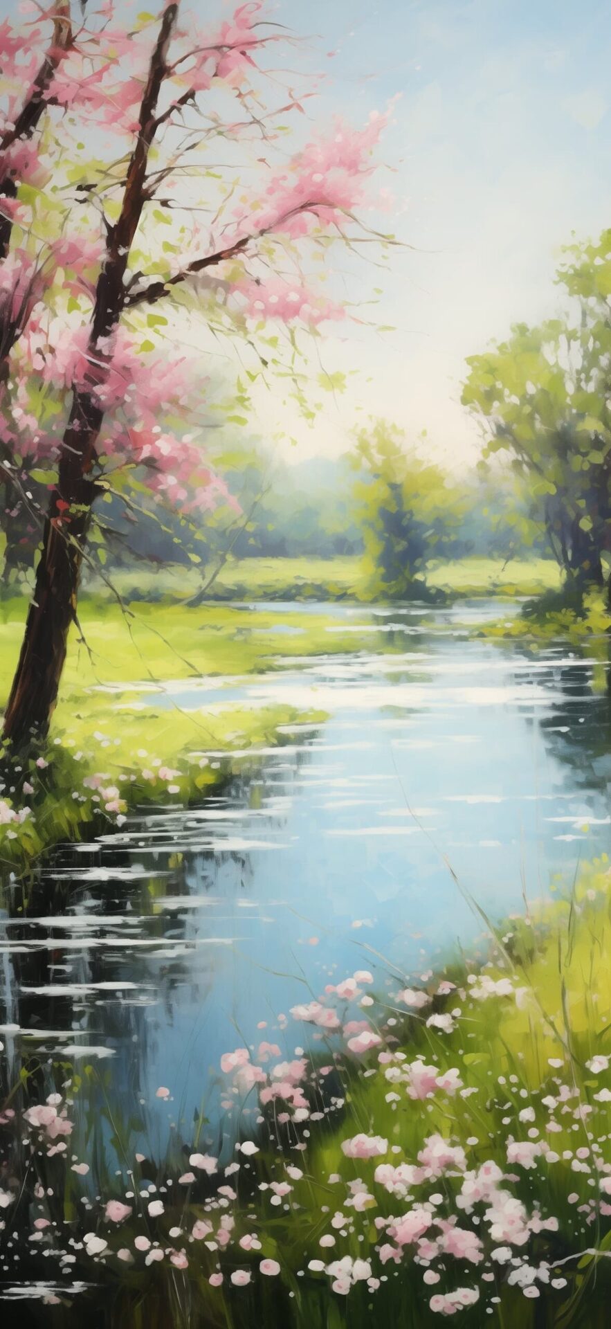 Aesthetic Spring iPhone Wallpaper for a Fresh Start