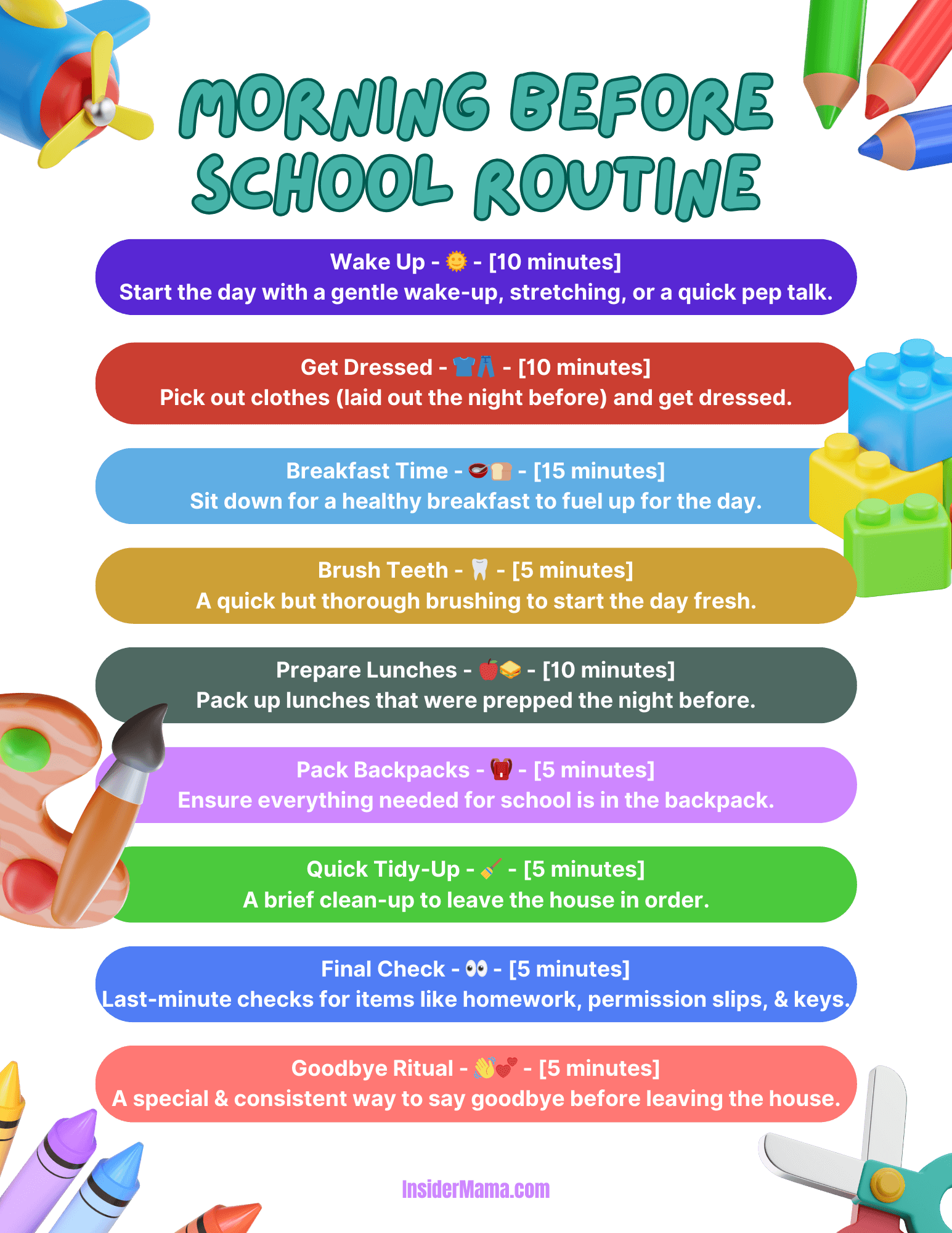 Before School Routine - Insider Mama | Mom Lifestyle Blog
