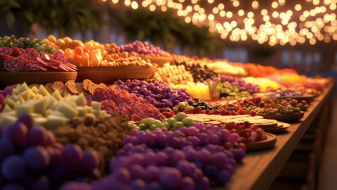 Grazing Table for 50 People - Insider Mama | Mom Lifestyle Blog