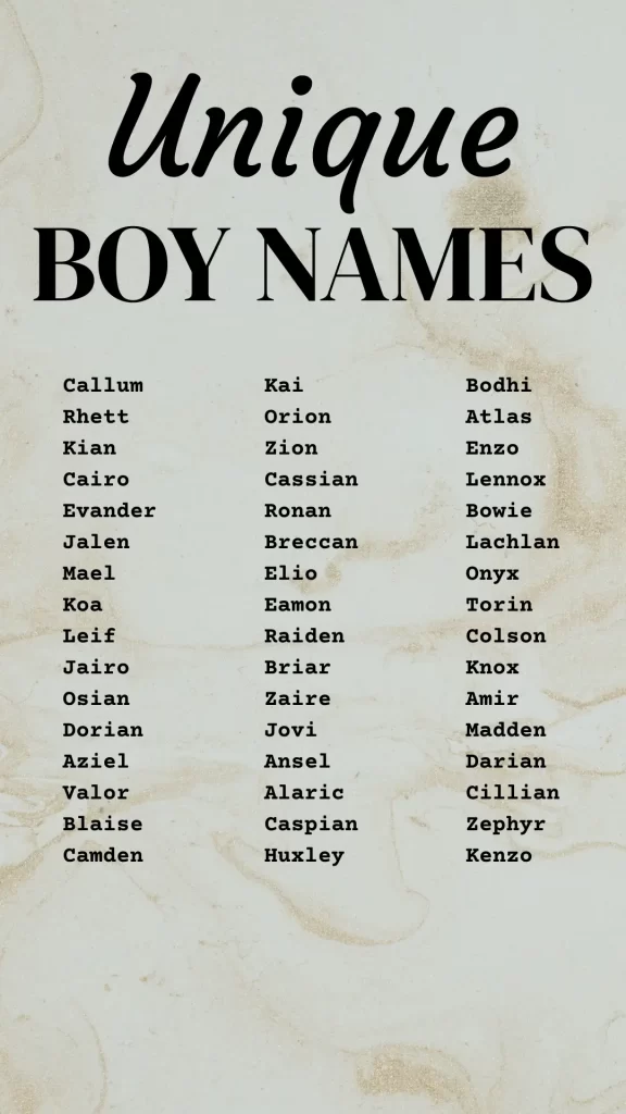 Boy Names That Sound Like They Were Meant To Be Insider Mama